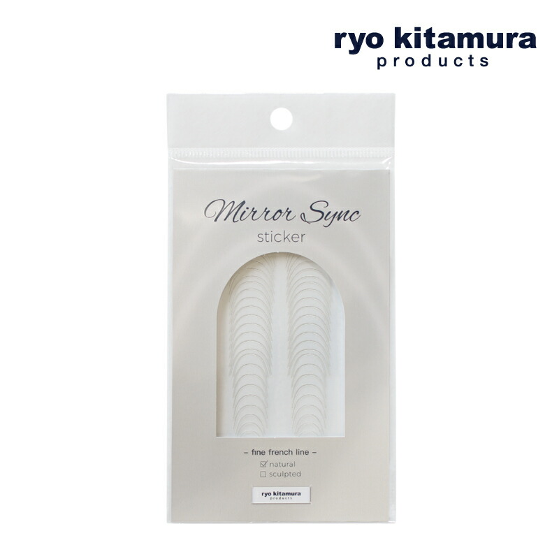 【楽天市場】ネイル ミラー フィルム パウダー シート デザイン アート@ryo kitamura Mirror Sync Sticker #01 fine french line ...