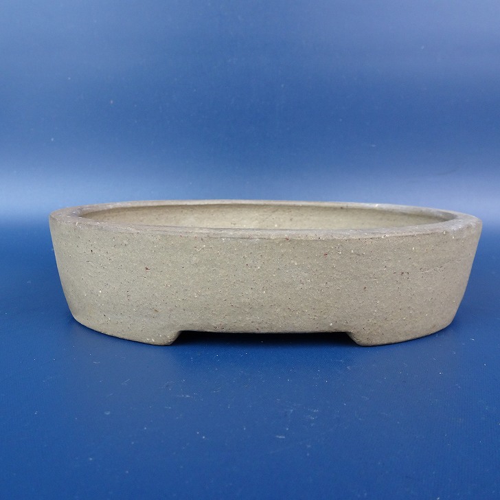 【楽天市場】【中古】盆栽鉢 峯山 小型 長辺 約14.5cm 楕円鉢 泥鉢 現品 中古鉢 送料無料：盆栽はニわ 楽天市場店