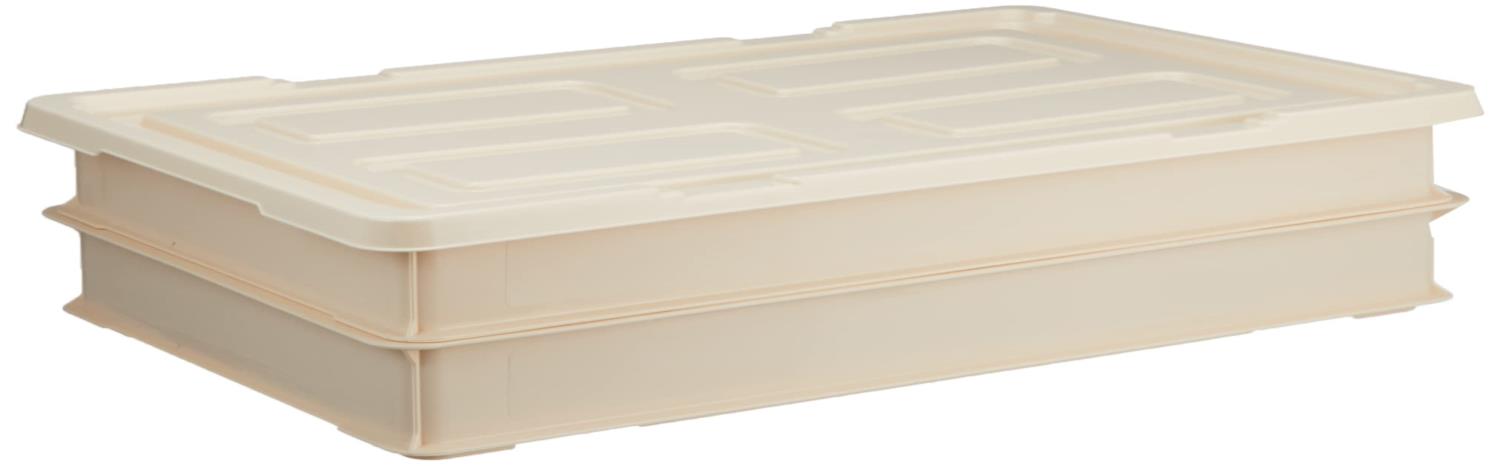 【楽天市場】新輝合成(Shinki Gosei) トンボ 業務用 フードコンテナ 食品トレー 餅箱 12.6L 本体 2個 蓋 1個 セット アイボリー 幅57.5×奥行35×高さ8cm 日本 ...