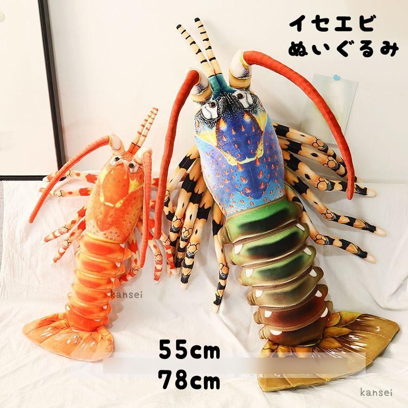 【楽天市場】ぬいぐるみ イセエビ 伊勢海老 えび ハロウィン キッズ 子供 クモ 爬虫類 リアル ハロウィン飾り 可愛い かわいい くも ...