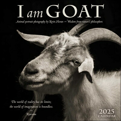 楽天ブックス: I Am Goat 2025 Wall Calendar: Animal Portrait Photography by Kevin Horan and Wisdom from ...
