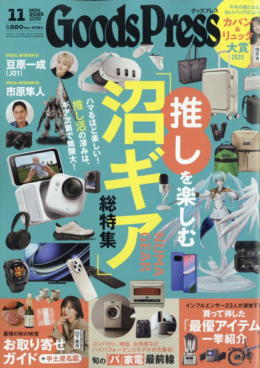 楽天ブックス: Goods Press (グッズプレス) 2025年 11月号 [雑誌] - 徳間書店 - 4910132631156 : 雑誌