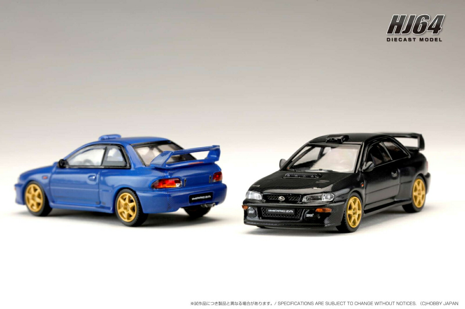 楽天ブックス: 1/64 スバル インプレッサ 22B STi Version (GC8) Rally Base Car CARBON ...