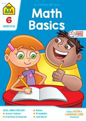 楽天ブックス: School Zone Math Basics Grade 6 Workbook - School Zone ...