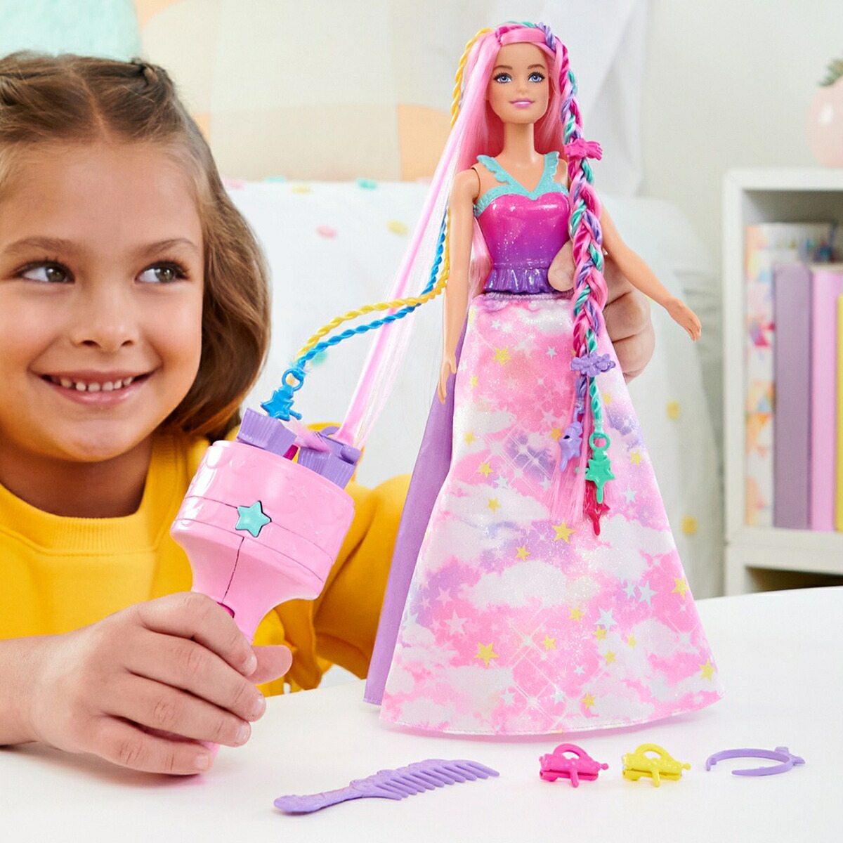 楽天ブックス: バービー(Barbie) くるくるまわして！かんたんヘアアレンジ【バービー人形】【着せ替え人形】【ドール、アクセサリーセット ...