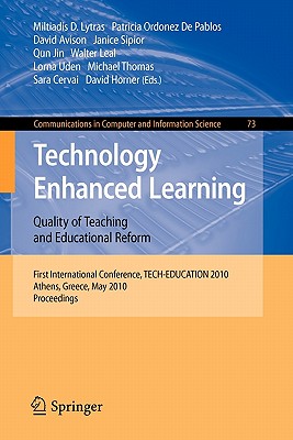 楽天ブックス: Technology Enhanced Learning: Quality of Teaching and Educational Reform: 1st ...