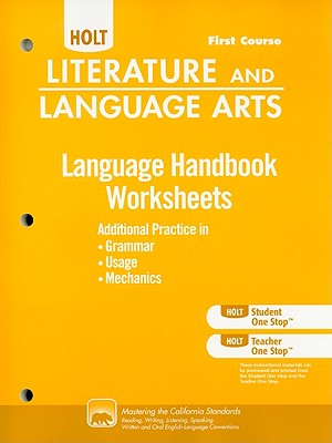 楽天ブックス: Holt Literature and Language Arts: Language Handbook Worksheets ...