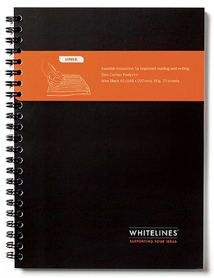 楽天ブックス: Whitelines Wire A5 Lined Notebook, Black - Whitelines - 9789186411749 : 洋書