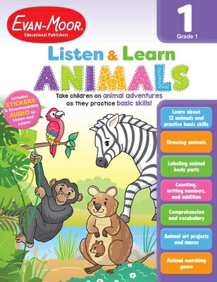 楽天ブックス: Listen and Learn: Animals, Grade 1 - Evan-Moor Educational ...