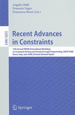 楽天ブックス: Recent Advances in Constraints: 13th Annual ERCIM International ...