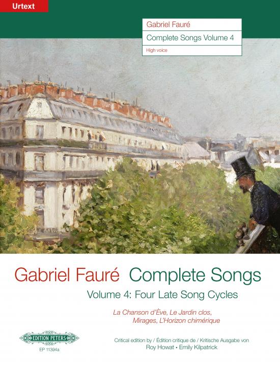 楽天ブックス: 【輸入楽譜】フォーレ, Gabriel-Urbain: フォーレ歌曲全集 第4巻: 4つの後期歌曲(仏語)(高声用 ...