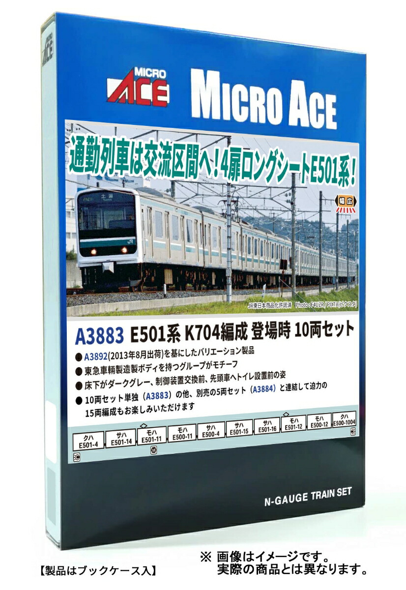 楽天ブックス: E501系 K704編成 登場時 10両セット 【A3883】 (鉄道模型 Nゲージ) - 玩具 - 4968279122853 : ゲーム