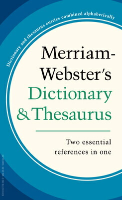 楽天ブックス: Merriam-Webster's Dictionary and Thesaurus - Merriam-Webster - 9780877792932 : 洋書