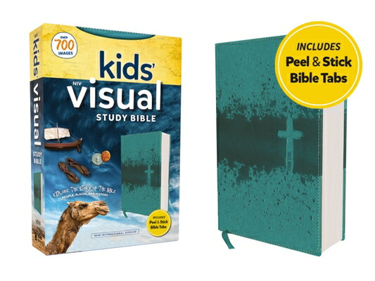 楽天ブックス: Niv, Kids' Visual Study Bible, Leathersoft, Teal, Full Color ...