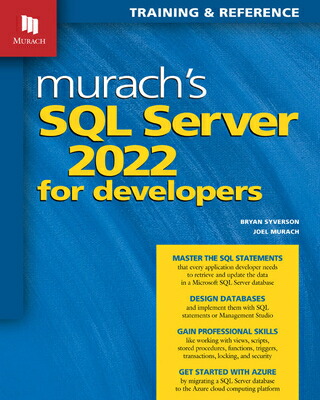 楽天ブックス: Murach's SQL Server 2022 for Developers - Joel Murach ...