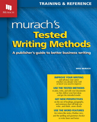 楽天ブックス: Tested Writing Methods - Mike Murach - 9781943873111 : 洋書