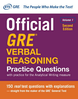 楽天ブックス: Official GRE Verbal Reasoning Practice Questions, Second ...