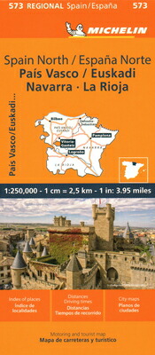 楽天ブックス: Michelin Map Spain: North, Pais Vasco, Euskadi, Navarra, La ...