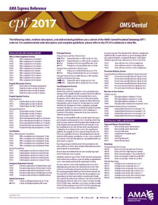 楽天ブックス: CPT 2017 Express Reference Coding Card Oms/Dental - American ...