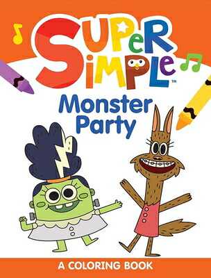 楽天ブックス: Super Simple Monster Party Coloring Book - Super Simple & Dover ...