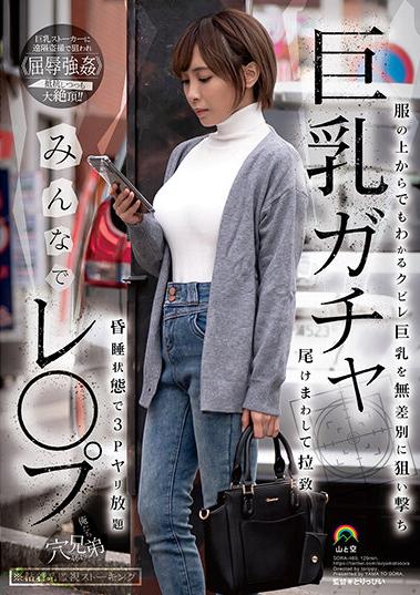 楽天ブックス 巨乳ガチャみんなでレ プ 服の上からでもわかるクビレ巨乳を無差別に狙い撃ち 尾けまわして拉致 昏睡状態で3pヤリ放題 とり