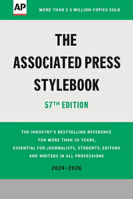 楽天ブックス: ASSOCIATED PRESS STYLEBOOK:2024-2026 - ASSOCIATED PRESS ...