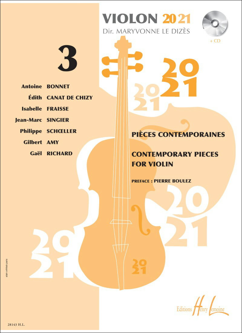 楽天ブックス: 【輸入楽譜】バイオリン 20-21 第3巻: スコア(CD付)/Le Dizes著 - 2600011075714 : 本