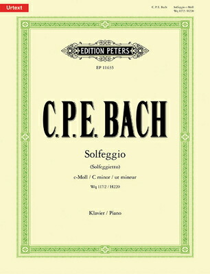 楽天ブックス: Solfeggio (Solfeggietto): Sheet - Carl Philipp Emanuel Bach ...
