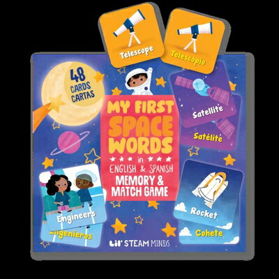 楽天ブックス: My First Space Words in English & Spanish Memory Game - Jayri ...