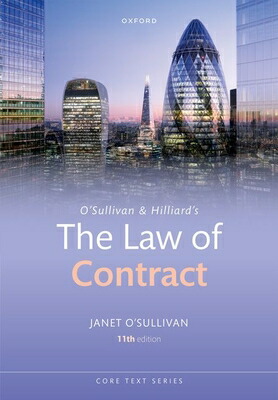 楽天ブックス: Osullivan & Hilliards the Law of Contract 11E Paperback - O ...