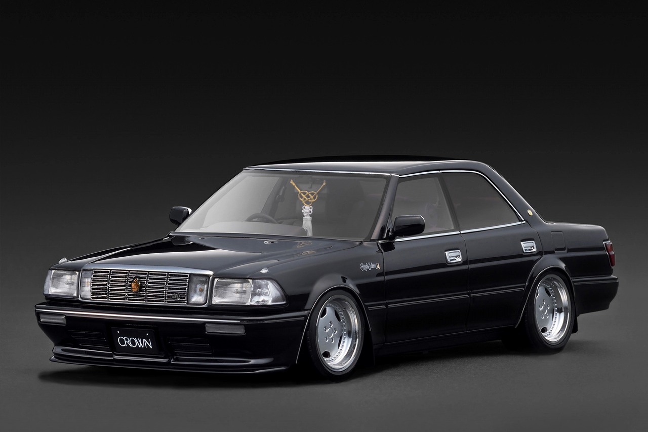 楽天ブックス: ignition model TOYOTA CROWN Royal Saloon G (130) Black(1/18 ...