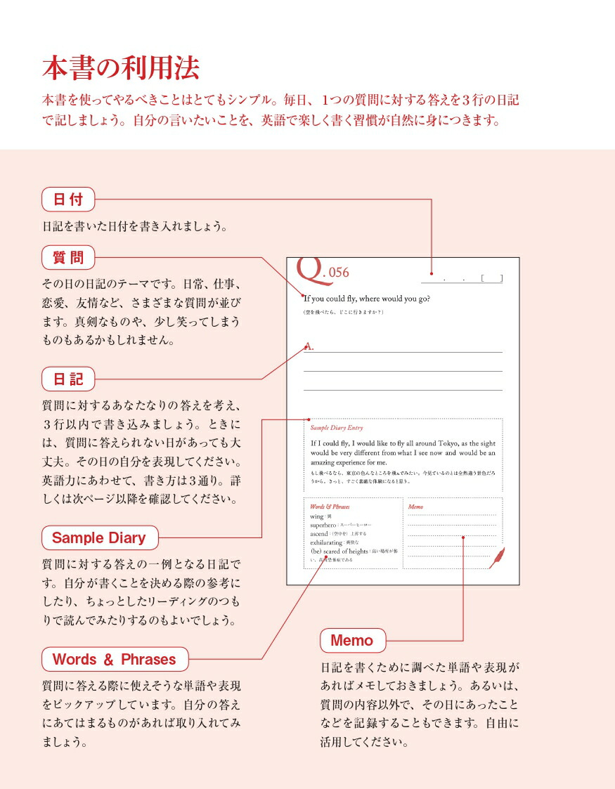 楽天ブックス: Q&A Diary 英語で3行日記 - 9784757428423 : 本