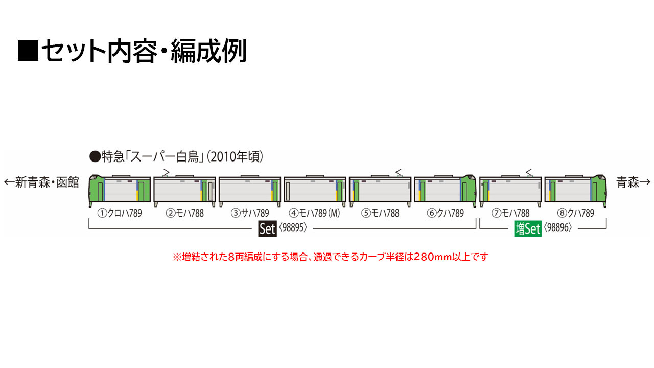 楽天ブックス: TOMIX JR 789 0系特急電車(スーパー白鳥)増結セット 【98896】 (鉄道模型 Nゲージ) - 玩具 - 4543736988960 : ゲーム