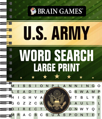 楽天ブックス: Brain Games - U.S. Army Word Search - Large Print ...