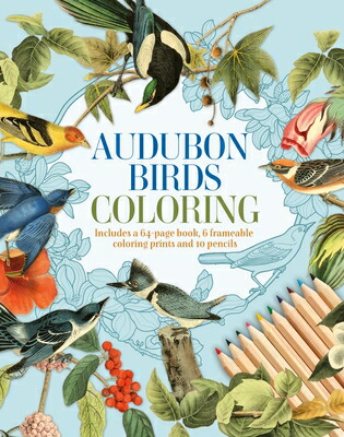 楽天ブックス: Audubon Birds Coloring Kit: Includes a 64-Page Book, 6 ...