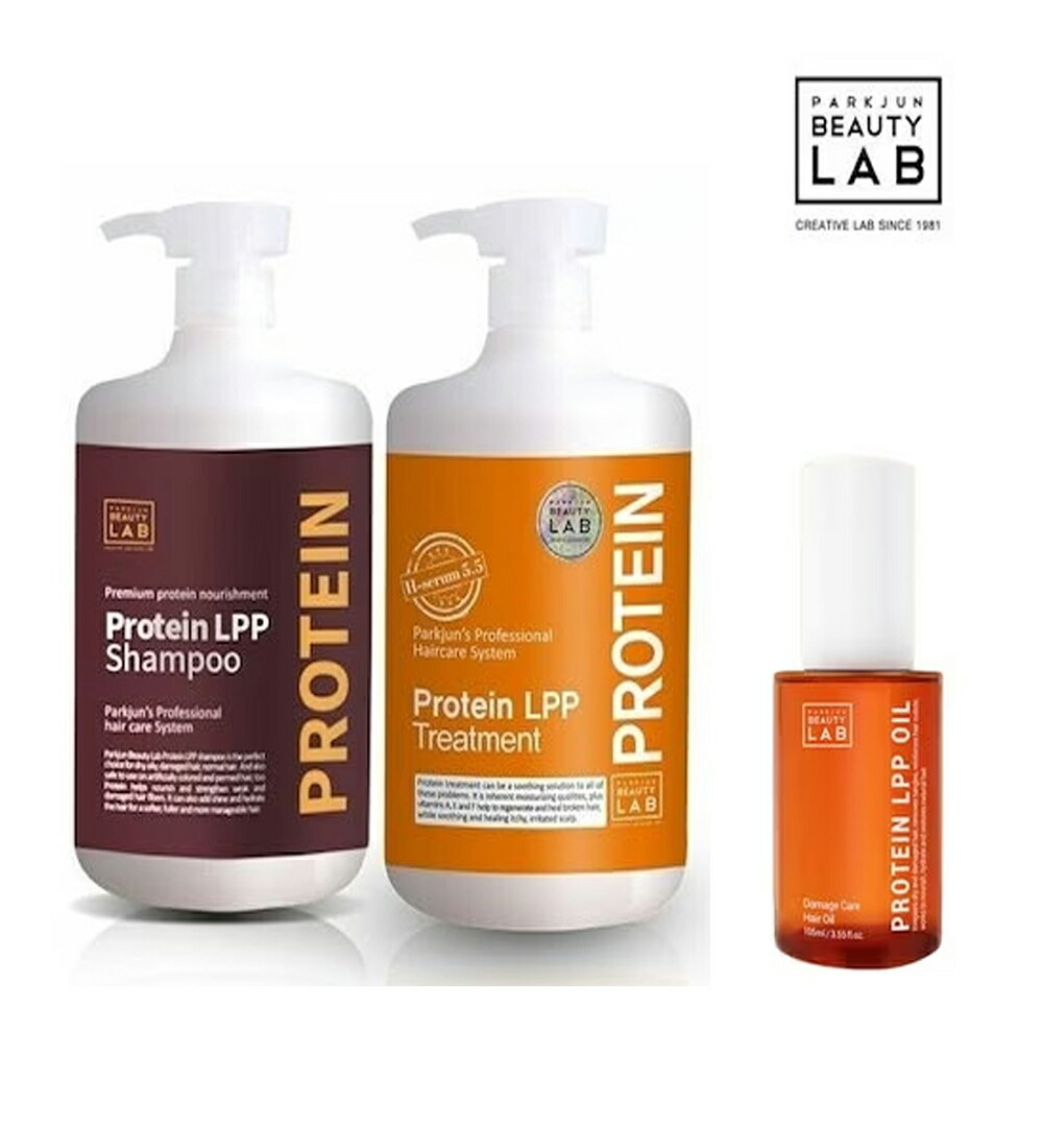 【楽天市場】【PARKJUN BEAUTY LAB】プロテインLPPシャンプー・トリトメント/容量1000ml/★プロテインLPPOIL容量105ml/3個セットパク・ジュン/韓国 SIN ...