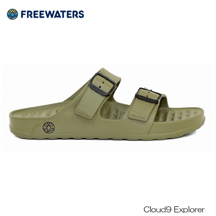 【楽天市場】【P10倍～5/31 23:59まで】フリーウォータース Freewaters ビーチサンダル リカバリーサンダル CLOUD9 EXPLORER クラウドナインエクスプロ—ラー ...