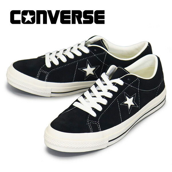 【楽天市場】正規取扱店 CONVERSE (コンバース) 35200860 ワンスター スエード ブラック CV116：BOOTSMAN 楽天市場店