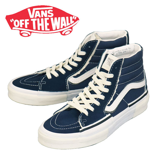 【楽天市場】正規取扱店 VANS (ヴァンズ バンズ) VN0005UKNUT Sk8-Hi Reconstruct スケートハイ スニーカー ...