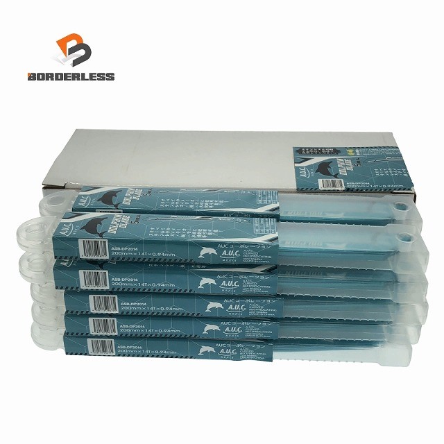 【楽天市場】☆未使用品50本☆AUCコーポレーション DOLPHIN BLADE ASB-DP2014 200mm×14T×0.94mm ...