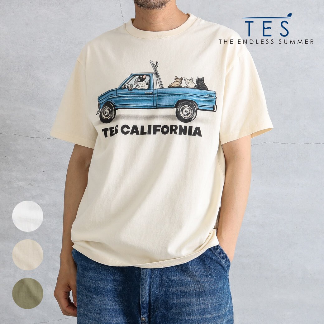 【楽天市場】THE ENDLESS SUMMER テス 4ブヒ サーフ トラック T シャツ TES 4BUHI SURF TRUCK T ...
