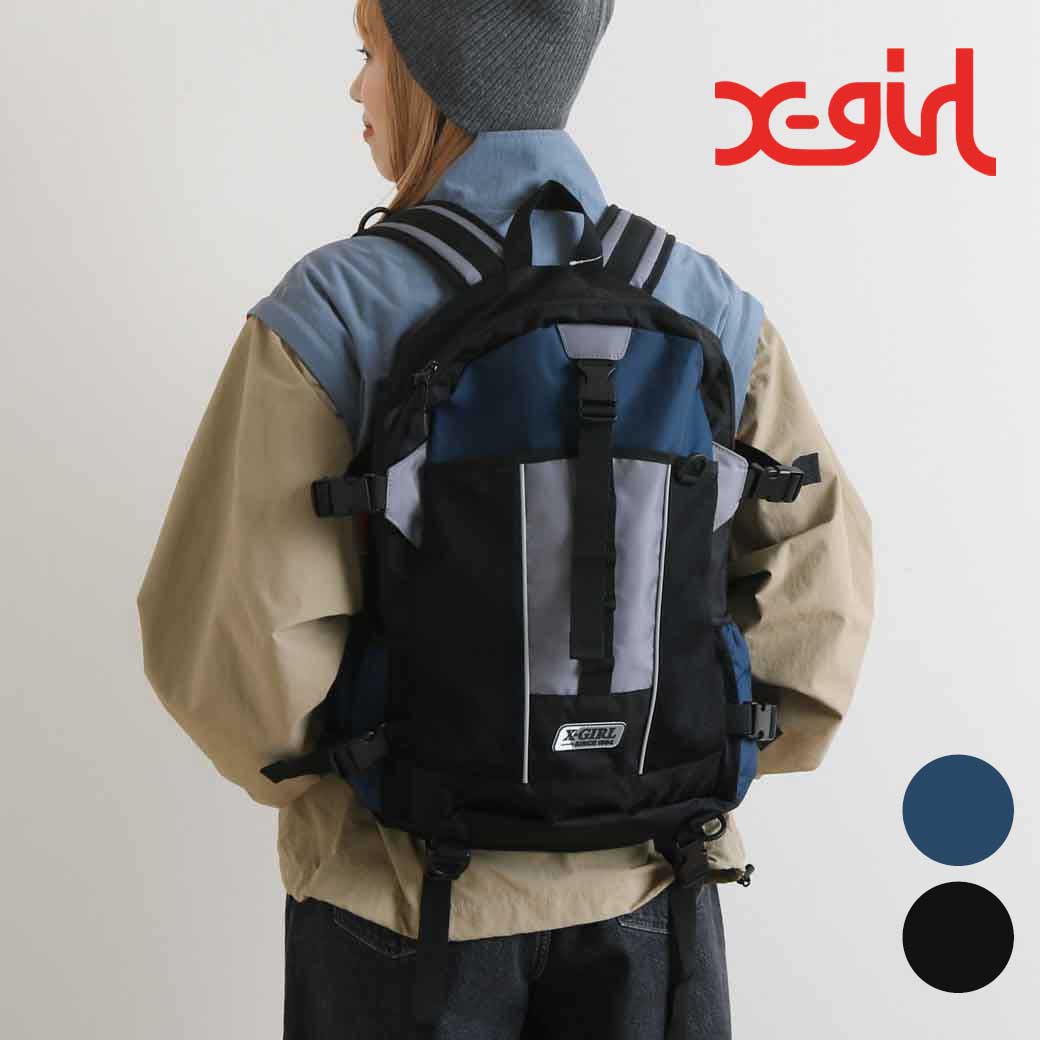 【楽天市場】【7/15 0:00～7/15 23:59までP5倍】X-girl エックスガール DAISY CHAIN BACKPACK ...