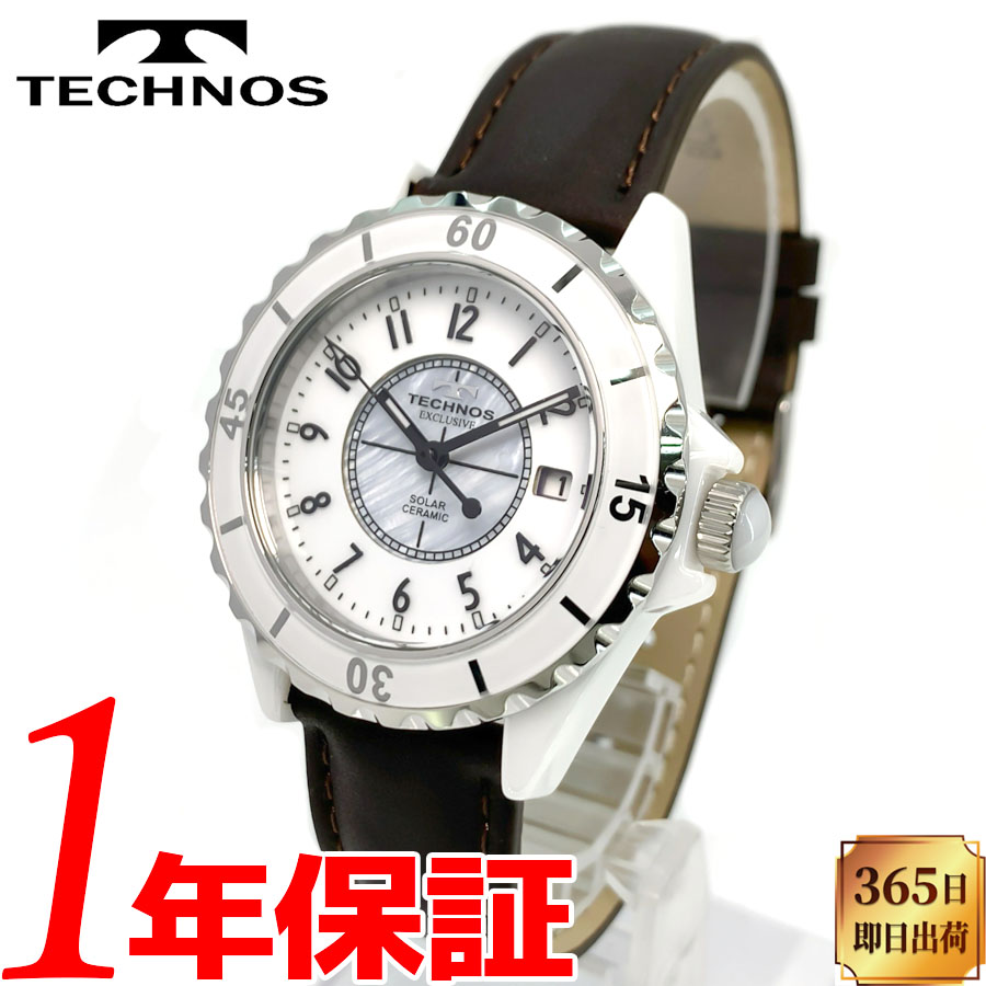 【楽天市場】【あす楽 送料無料】【ベルト2本セット】【当店限定ワックスソフトレザーベルト】【純正セラミックベルト付属】TECHNOS テクノス EXCLUSIVE エクスクルーシブ レディース ...