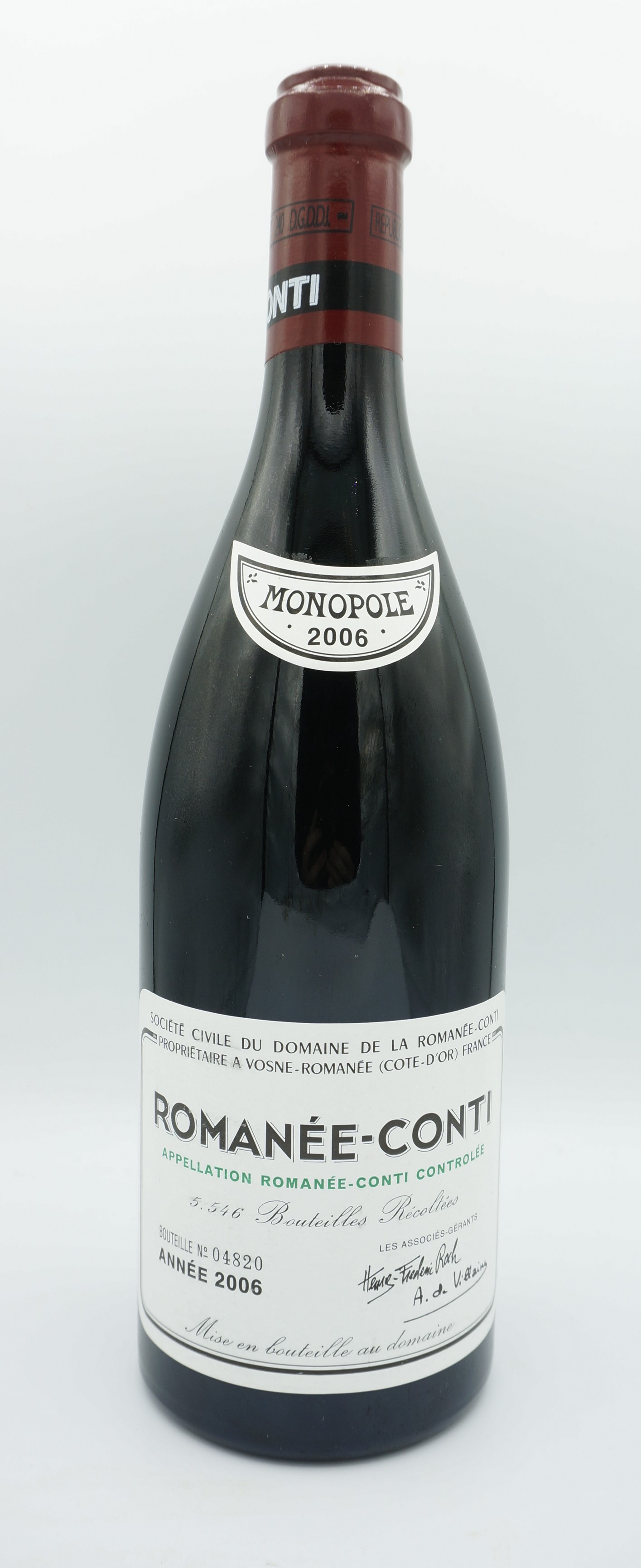 【楽天市場】Domaine de la Romanee ContiRomanee Conti [2006] 750ml DRCロマネ・コンティ [2006] 750ml DRC：ワインとお宿 千歳
