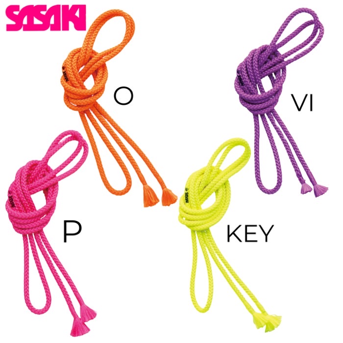 【楽天市場】SASAKI ササキ M-242-F ポリエステルロープ 長さ3m F.I.G. 国際体操連盟 認定品 新体操 手具 公式競技会用：BEE SPORTS