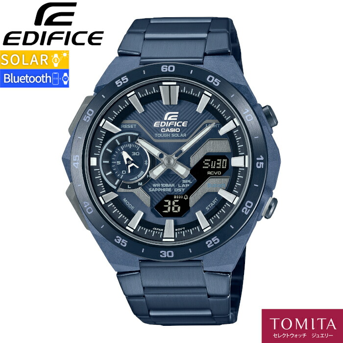 【楽天市場】【国内正規品】 CASIO カシオ EDIFICE エディフィス ECB-2200YCB-2AJF ソーラー Bluetooth ...