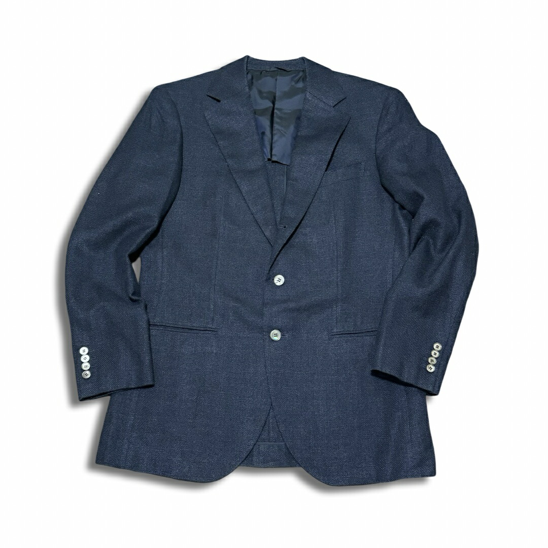 【楽天市場】COL コルウ シングルブレスト テーラード ジャケット 無地 ネイビー メンズ ビジネス 神戸 日本製【中古】【鑑定済み】【送料 ...