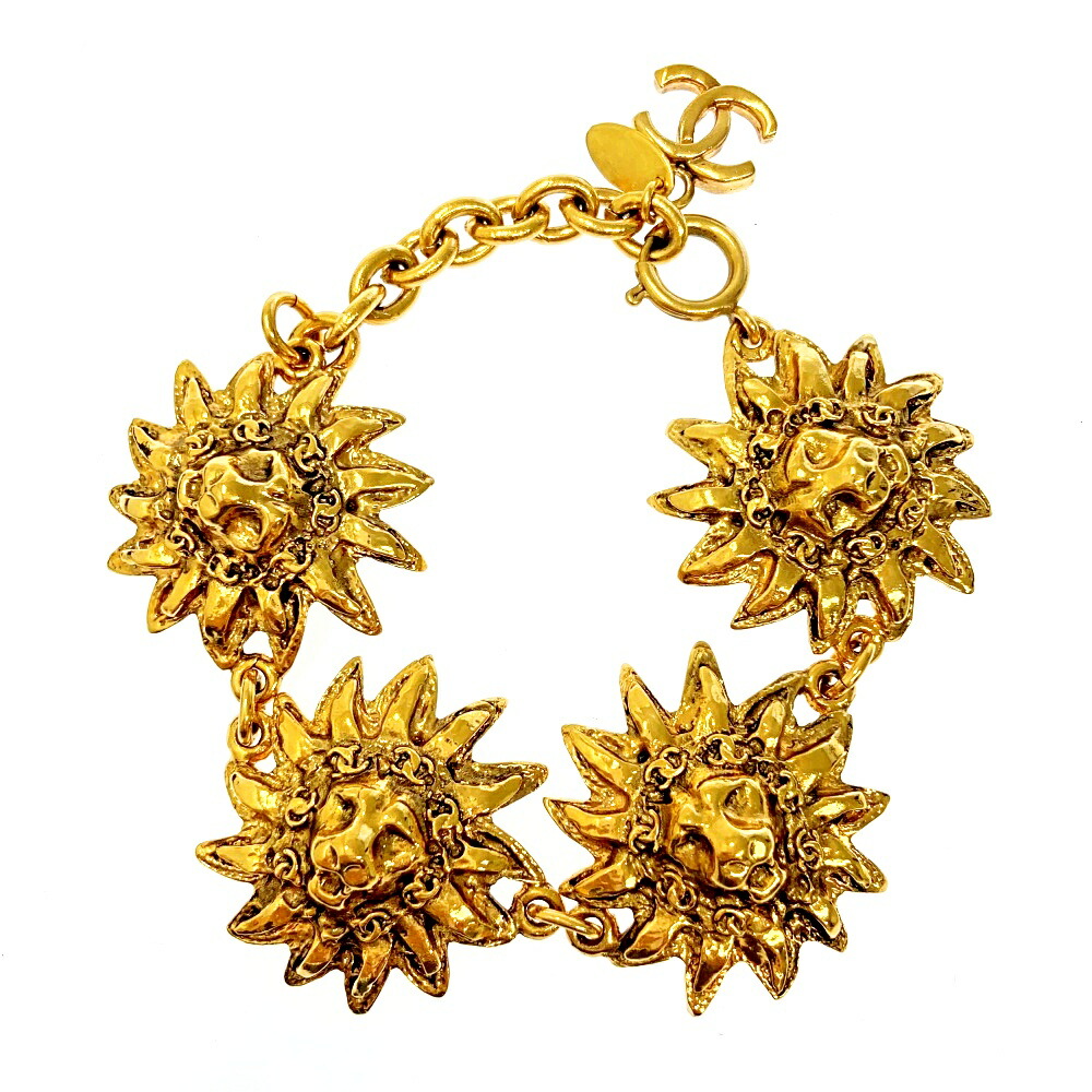 【楽天市場】【中古】【箱付き】 CHANEL シャネル GP ココマーク ライオン ブレスレット レディース 190080 ブレスレット ...