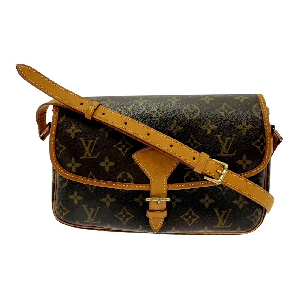【楽天市場】【中古】LOUIS VUITTON ルイ・ヴィトン M42250 モノグラム PVC ソローニュ ショルダーバッグ ブラウン ...