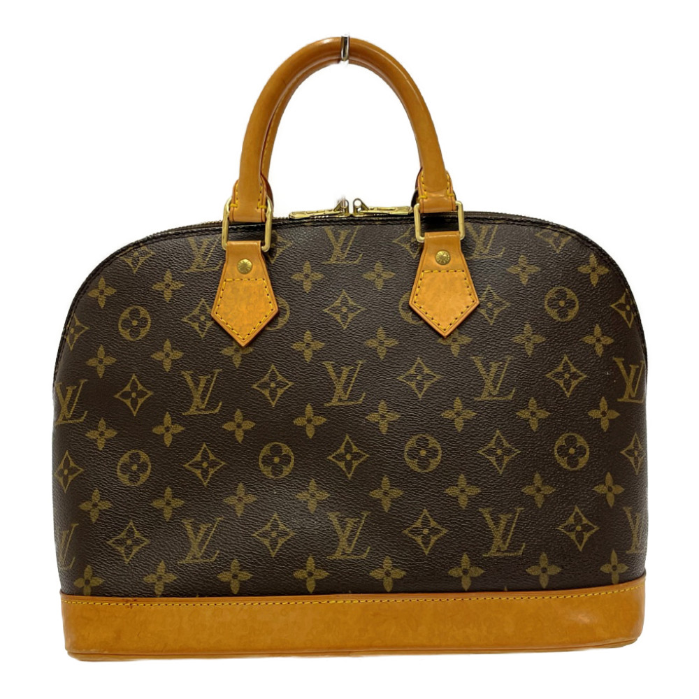 【楽天市場】【中古】LOUIS VUITTON ルイ・ヴィトン M51130 モノグラム PVC アルマ ハンドバッグ ブラウン 269642 ...